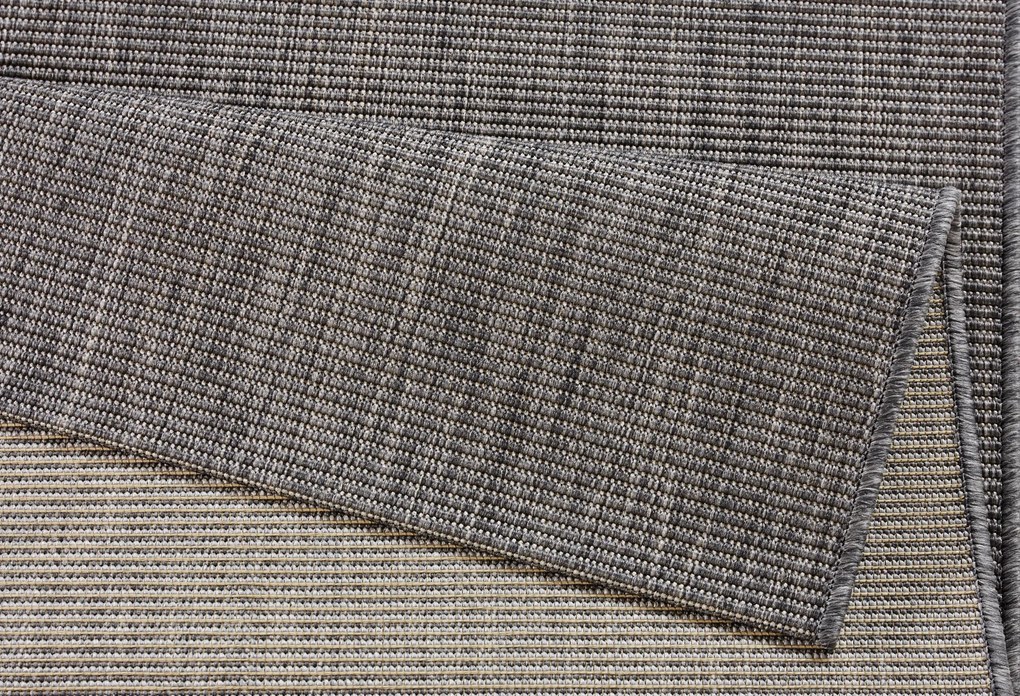 Hanse Home, Kusový koberec Meadow 102729 Anthracite – na ven i na doma, 200x290, šedá, chodba / předsíň