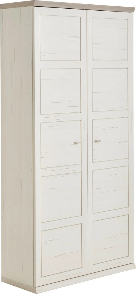 XXXLutz SKŘÍŇ NA ŠANONY, šedá, bílá, 100,8/209,2/43 cm Hom`in - Regály na šanony - 000003000153