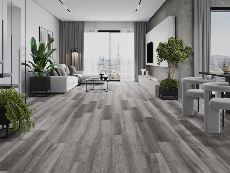 Mexen El Monte vzorek vinylových panelů SPC 6,5 mm, podklad IXPE 1,5 mm, 4 V-drážka, Dub - F1011-S