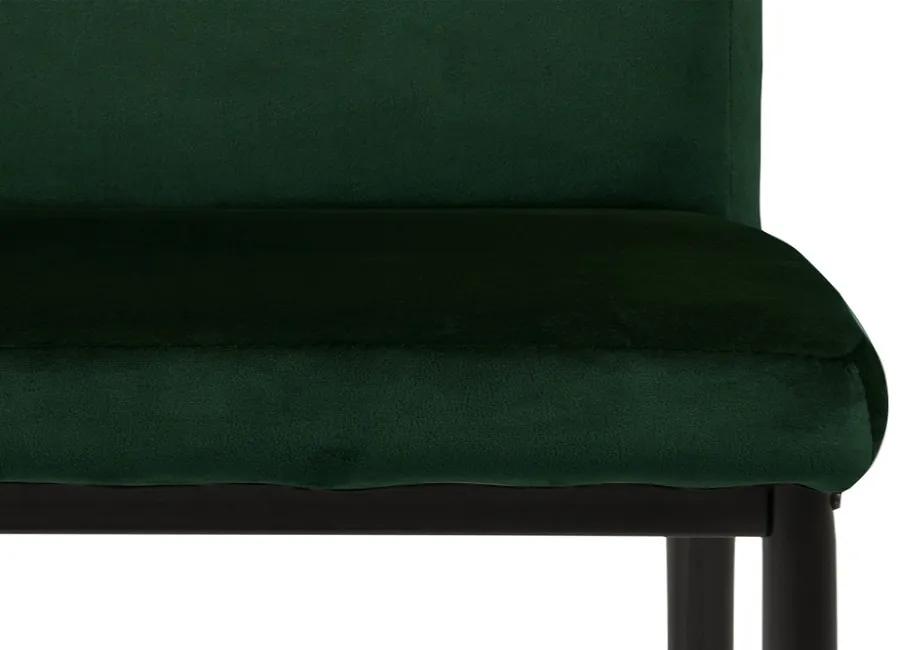 Designová jídelní židle Damilola tmavozelená