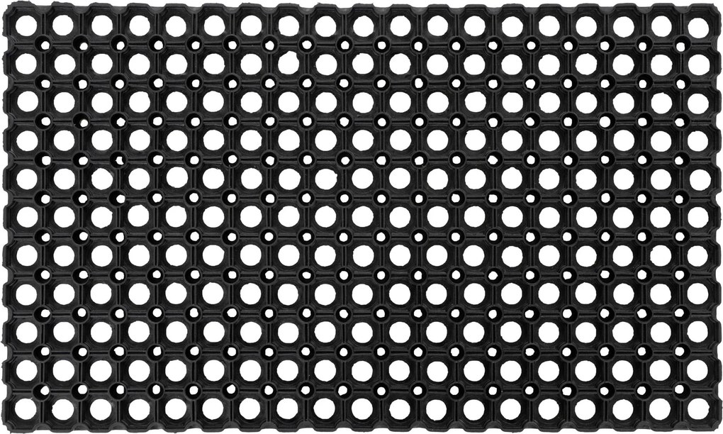 XXXLutz DVEŘNÍ ROHOŽKA, 80/120 cm černá Kayoom - Online Only koberce & rohožky - 005937171704