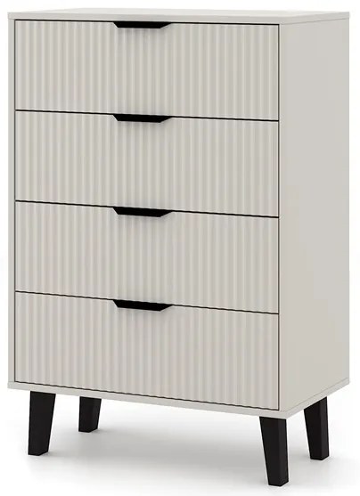 Komoda SCANDI 4S SLIM kašmír