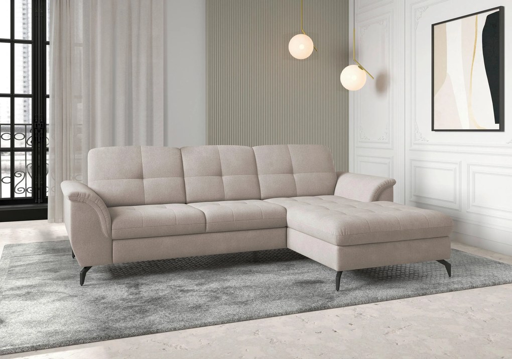 XXXLutz ROHOVÁ SEDAČKA, textil, šedobéžová Sit & More - Sedací soupravy - 000144013323
