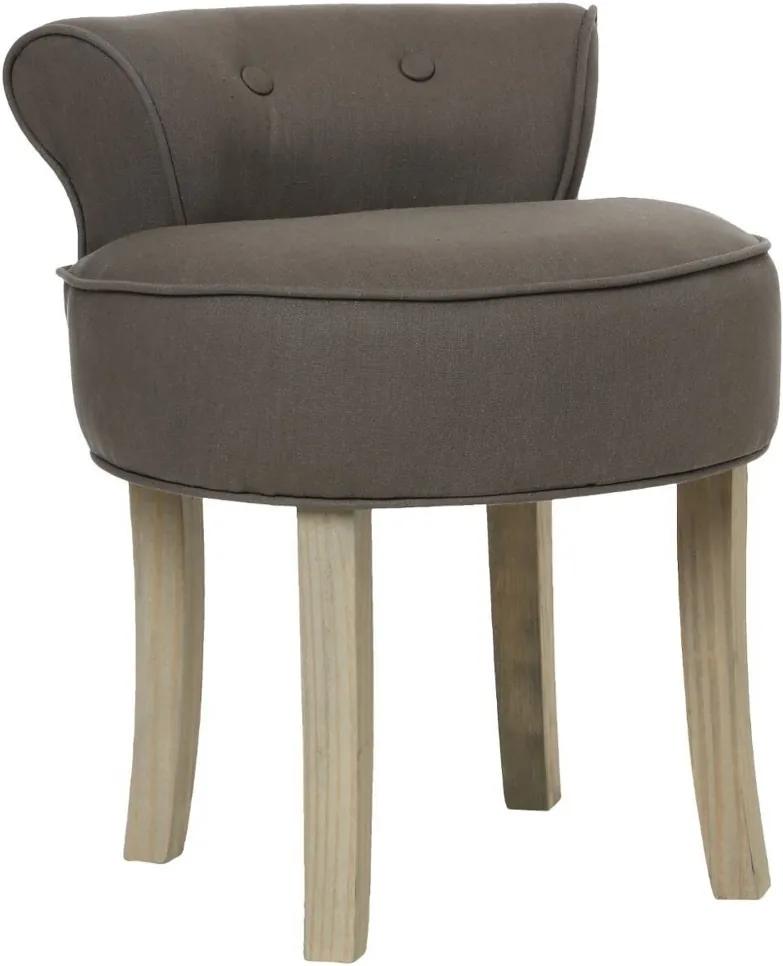Židle, taburet, stolička, stolička s opěradlem, barva hnědá | BIANO