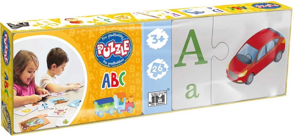 JIRI MODELS Puzzle naučné Abeceda pro předškoláky 26 dílků 9