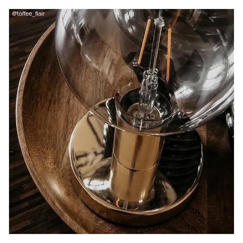creative cables Kovová stolní lampa Posaluce Barva: Matný bronz