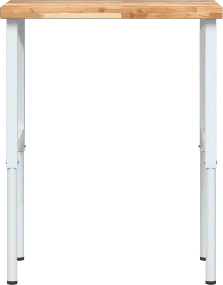 Pracovní stůl 80 x 60 x (73–99,5) cm masivní akácie obdélníkový 3309714