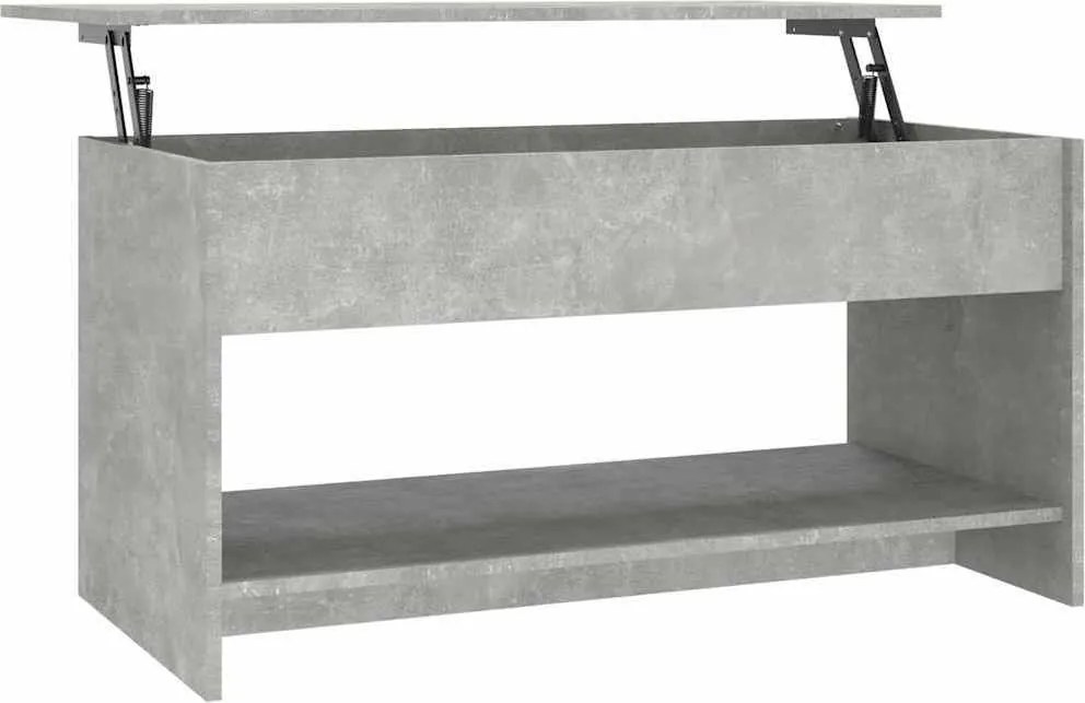 vidaXL Konferenční stolek 102 x 50 x 52,5 cm kompozitní dřevo [809647] Barva: Černá