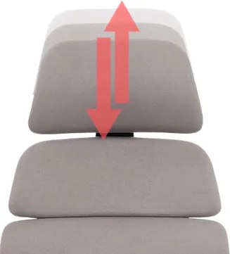 MERCURY Ergonomická kancelářská židle WORKEASE - šedá látka