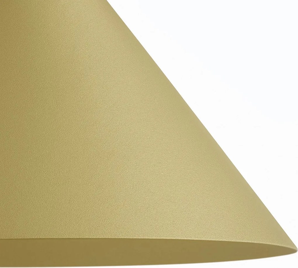 Nástěnné svítidlo Capital, 1x zlaté kovové stínítko, (fi 21cm), g