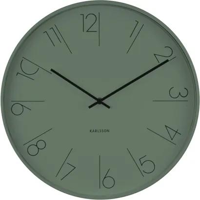 Nástěnné hodiny Mana 40 cm, zelená