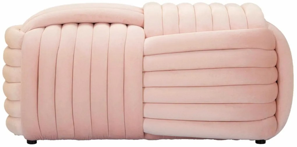 Designová lavice Nakeisha 90 cm růžová