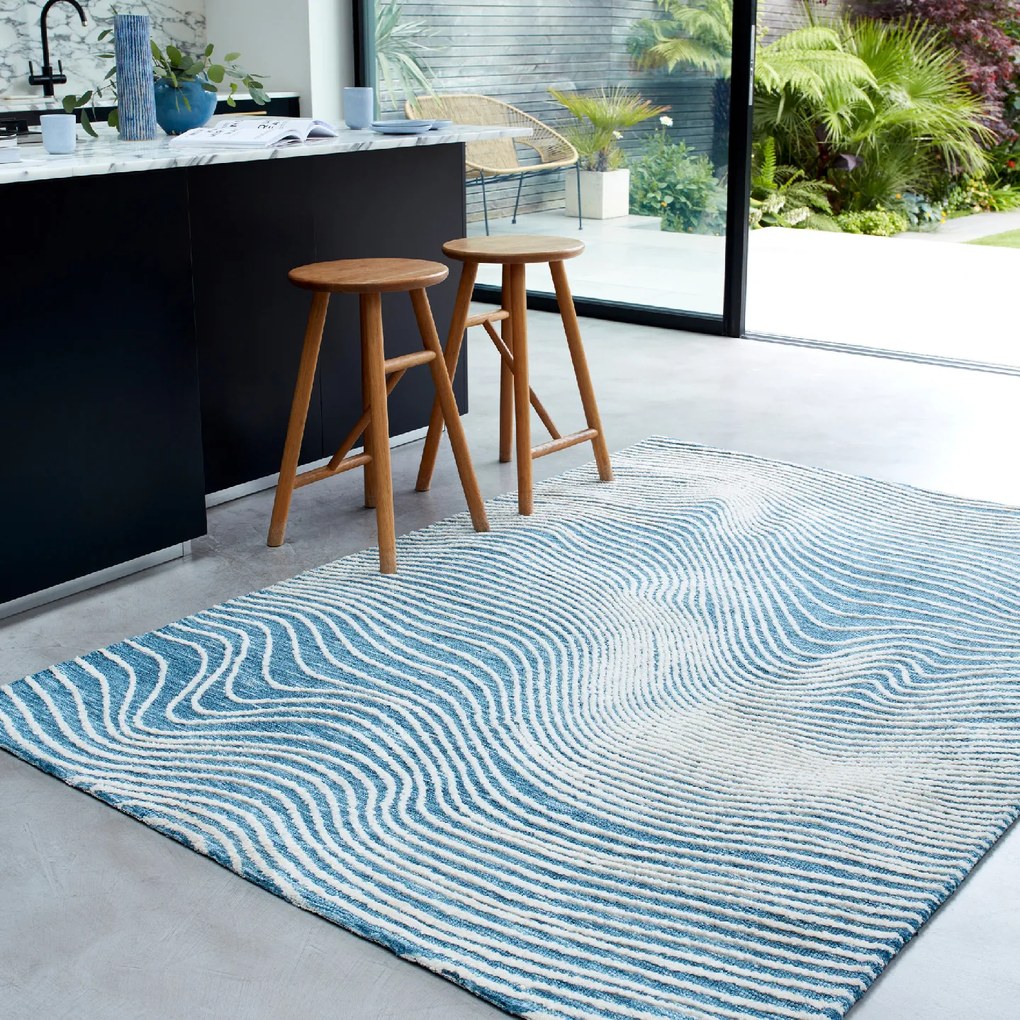Tribeca Design Kusový koberec Arone Magnitude Blue Rozměry: 160x230 cm