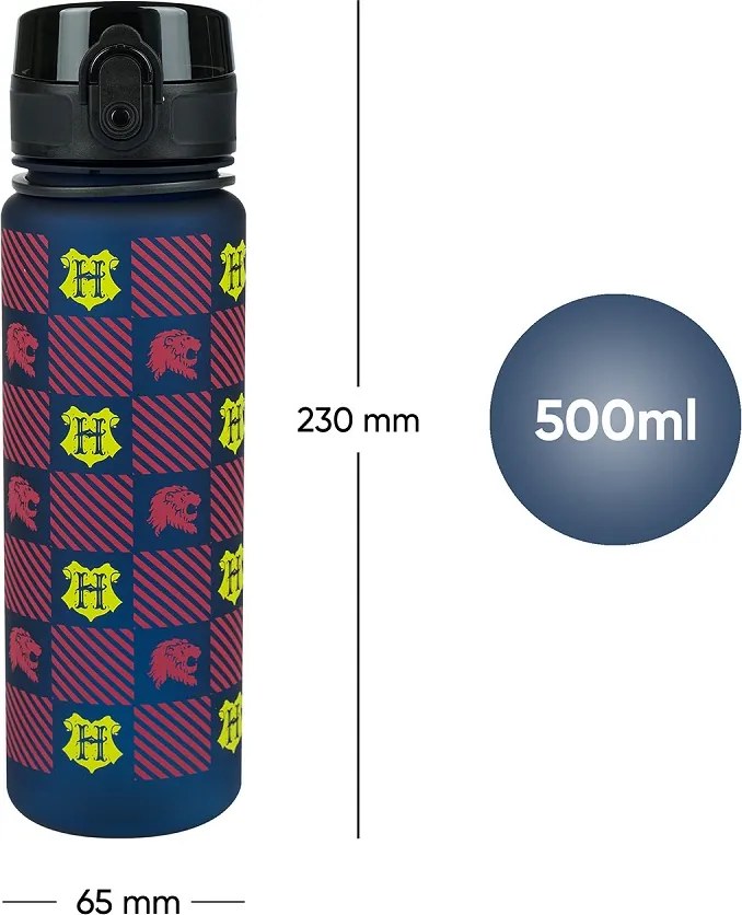 BAAGL - tritanová láhev na pití Harry Potter Nebelvír, 500 ml