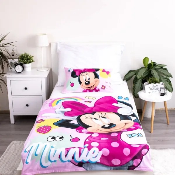 Jerry Fabrics Disney povlečení do postýlky Minnie sweet baby 100x135, 40x60 cm
