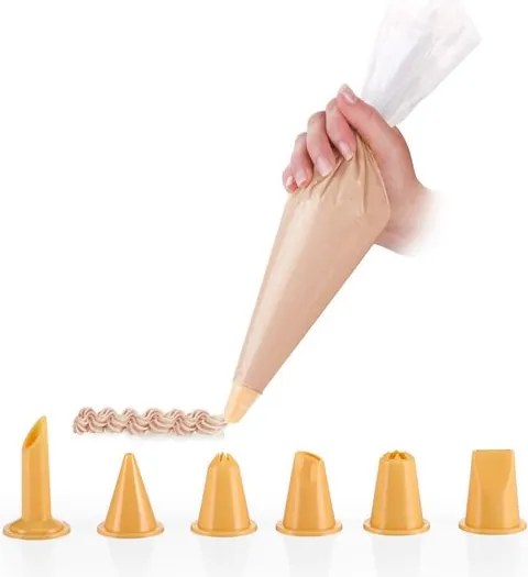 TESCOMA Zdobicí sáček DELÍCIA 30 cm, 10 ks, 6 trysek