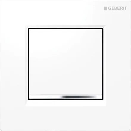 Geberit - Ovládání splachování pisoáru, bílá/lesklý chrom 116.017.KJ.1