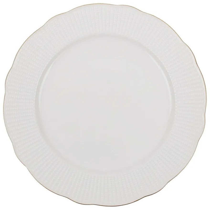 24dílná sada talířů z porcelánu Kutahya Francis