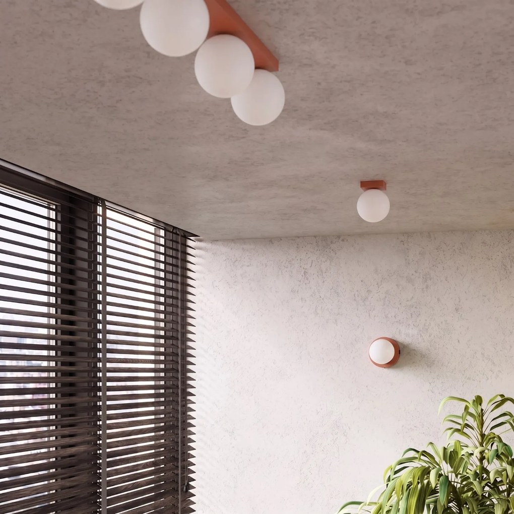 Sollux Lighting Nástěnné svítidlo YOLI 1 okrově červené s vypínačem