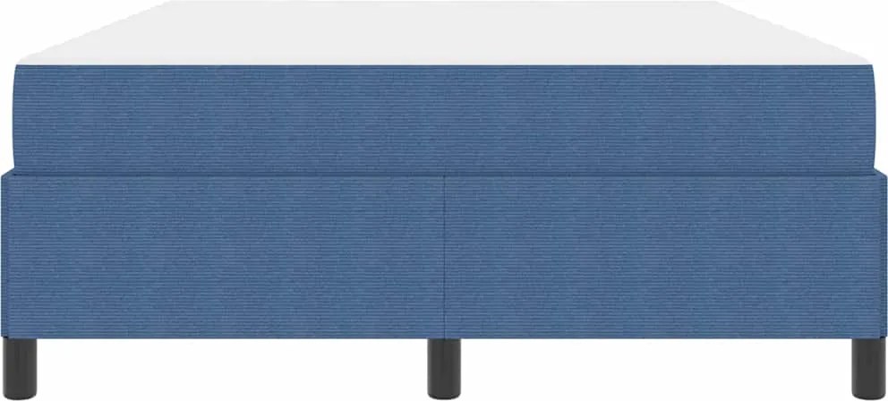 Rám postele s matrací Modrá 160 x 200 cm textil 3399133