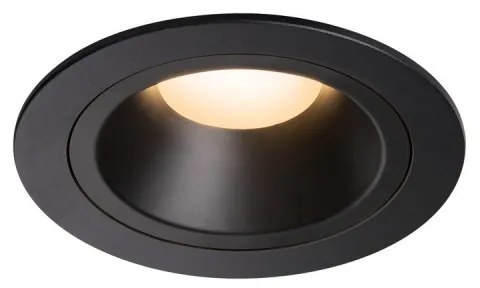 NUMINOS® DL M vnitřní LED zápustné stropní svítidlo černá/černá 3000 K 40° včetně listových pružin -