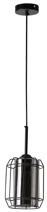 Černý závěsný lustr Jonera pro žárovku E27  - Candellux