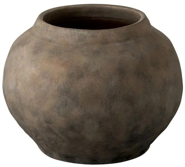 Hnědá terakotová váza Etnic - 59*47*59 cm