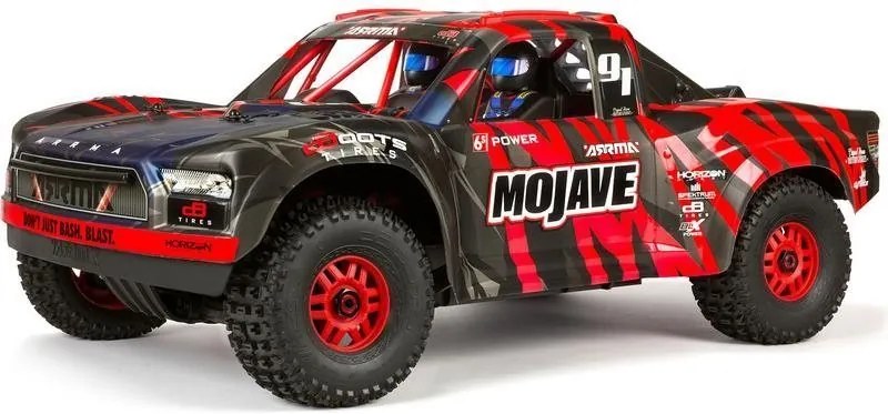 Rc auto arrma mojave 6s blx 1:7 4wd rtr červená