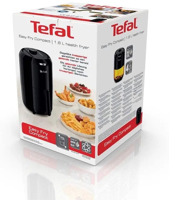 Horkovzdušná fritéza Tefal Easy Fry Compact EY101815 Černá