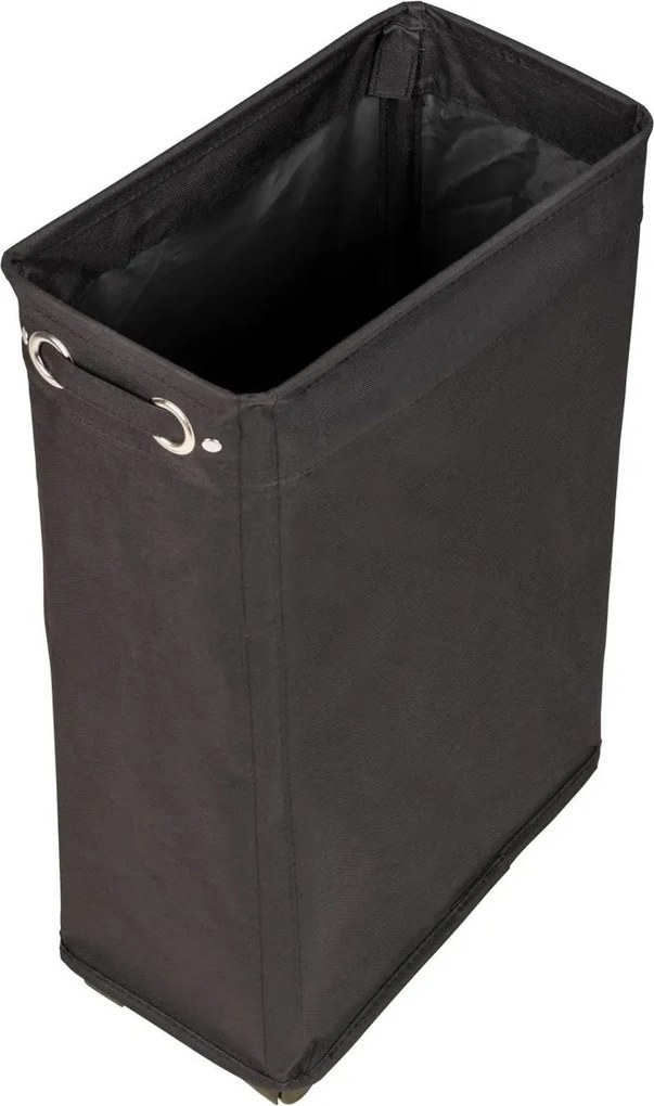 Úzký koš na prádlo, 43 L, WENKO, černý