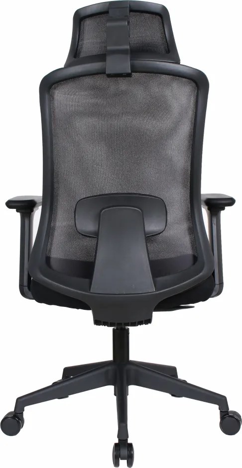 Ergonomická kancelářská židle PART - černá síťovina / nosnost 150 kg