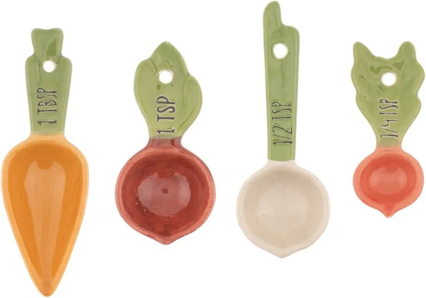 Keramické odměrky v sadě 4 ks Vegetable – Sass & Belle