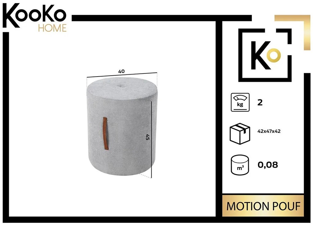 KOOKO HOME Taburet Motion - sleva 20% (PRIMAVEMZU20)