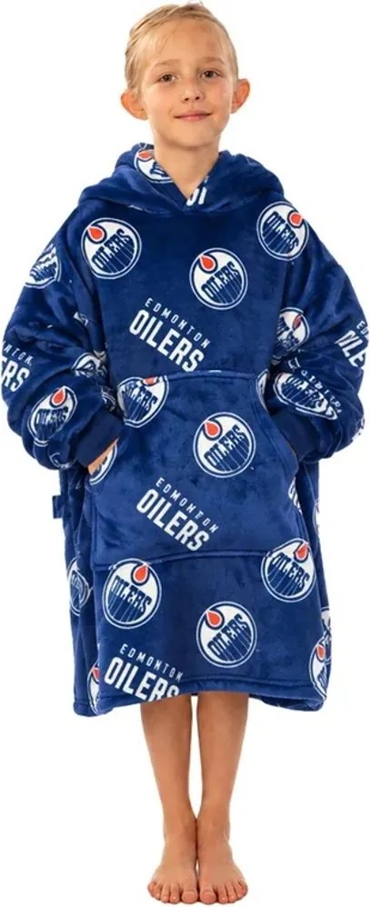 Mikinová televizní deka NHL Edmonton Oilers - vel. S