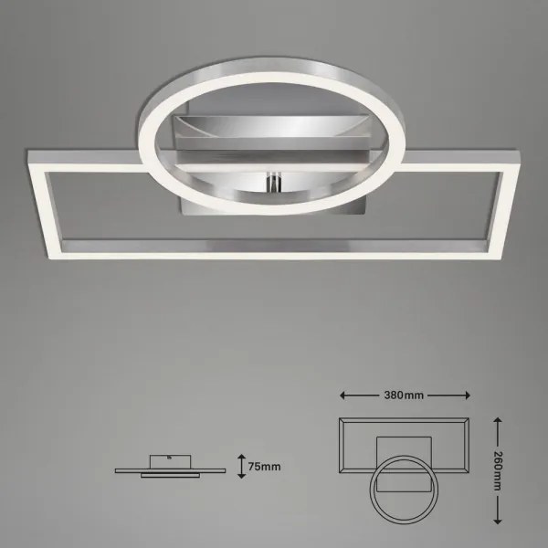 Briloner - LED Stmívatelné stropní svítidlo FRAMES LED/19W/230V