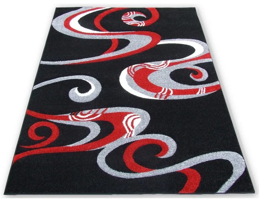 Kusový koberec Esíčka černý, Velikosti 190x270cm