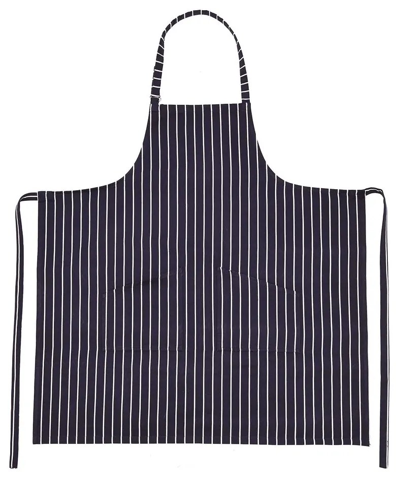 BUTCHERSTRIPE Zástěra proužky - modrá
