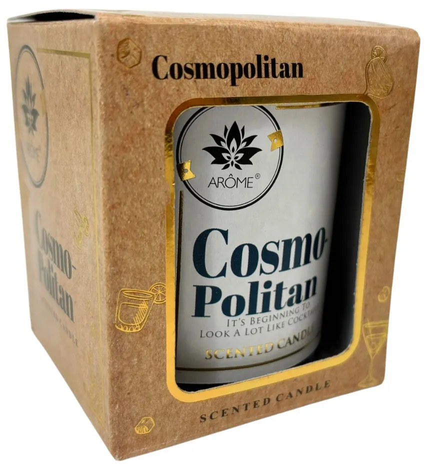 ARÔME Svíčka s vůní drinku 125 g Cosmopolitan