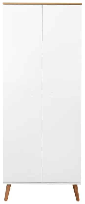 OnaDnes -20% Matně bílá lakovaná skříň Tenzo Dot 201 x 79 cm