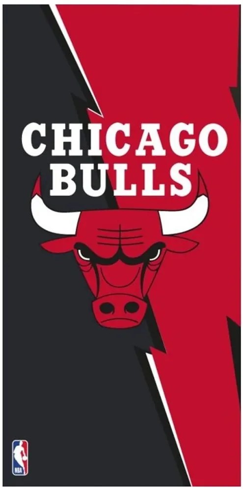 Bavlněná plážová osuška Chicago Bulls - 100% bavlna - 70x140 cm