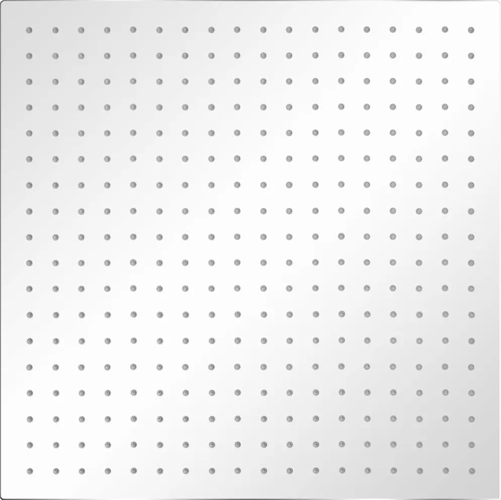 Dešťové sprchové hlavice 2 ks 50 x 50 cm nerezová ocel 275943