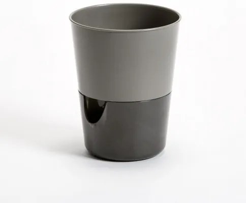 Samozavlažovací květináč Rosmarin šedá/antracit 11 cm