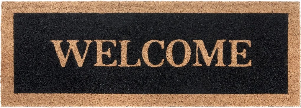 Hanse Home, Rohožka Welcome 105679 - na ven i na doma, 27x70, černá, chodba / předsíň