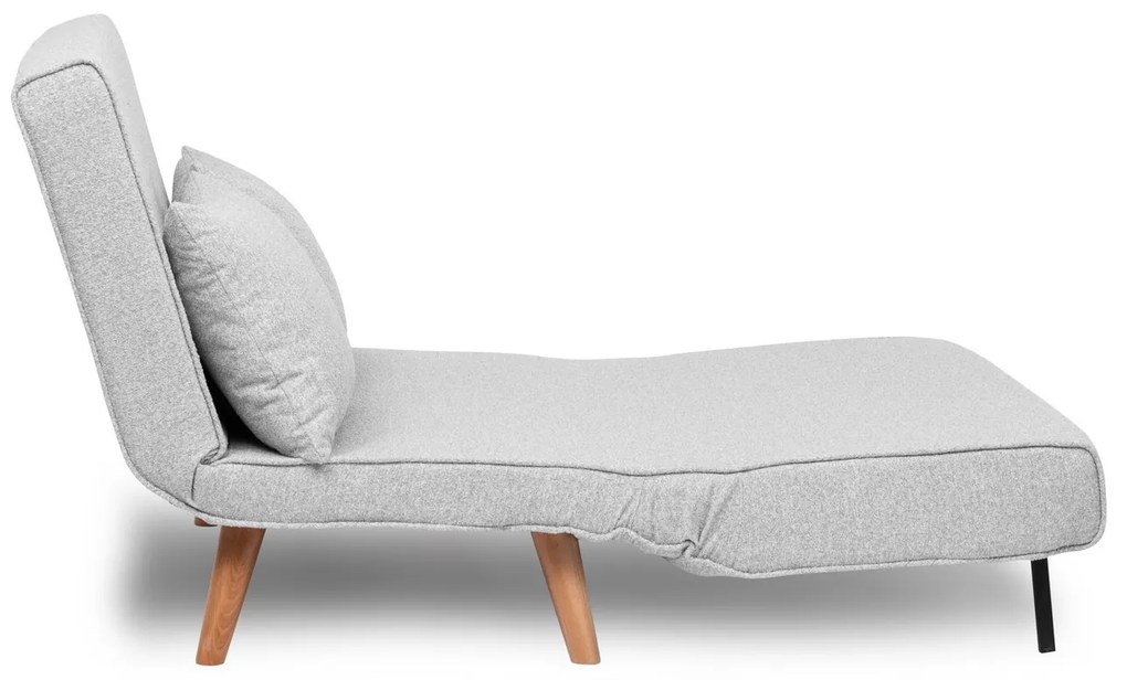 Hanah Home Rozkládací dvoumístná pohovka FOLDE šedá 120 cm