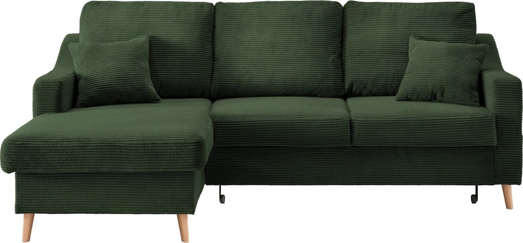 XXXLutz ROHOVÁ SEDAČKA, textil, tmavě zelená P & B - Sedací soupravy - 002310004973