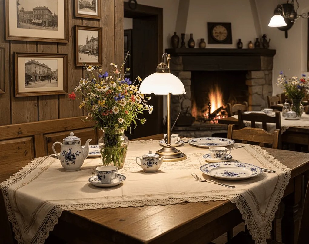 Svítidla KOLARZ Rustikální stolní lampa Kolarz Nonna 731.71.73