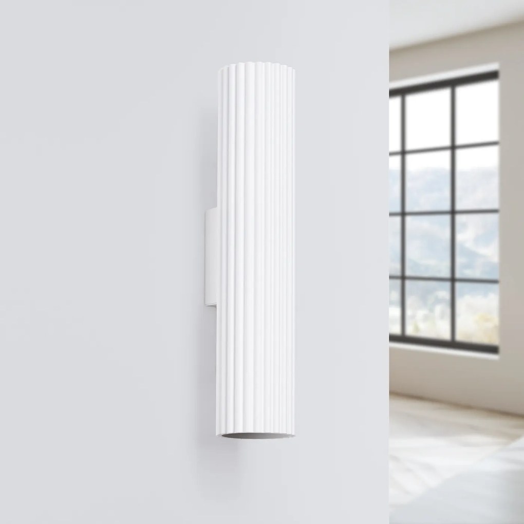 Sollux Lighting Nástěnné svítidlo KARBON 30 bílé