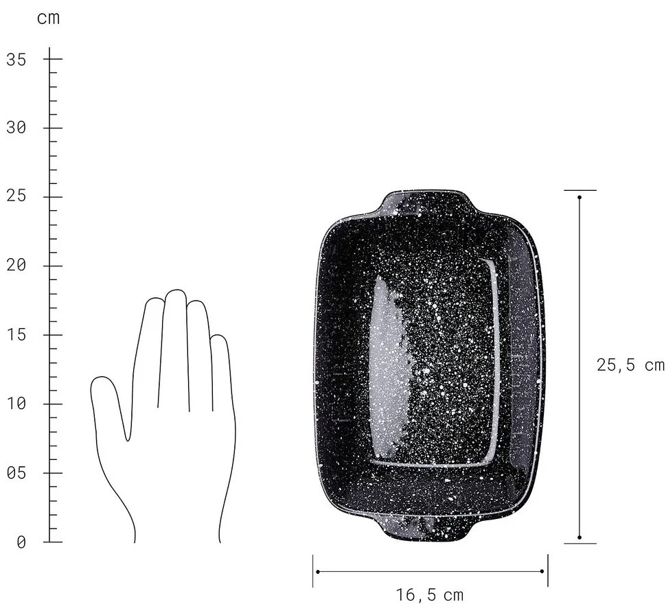 Butlers AU GRATIN Zapékací mísa tečkovaná 1,6 l