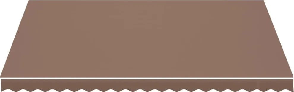 vidaXL Náhradní plachta na markýzu 4,5 x 3,5 m [311950] Barva: Antracitová a bílá