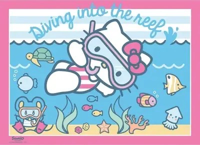 RAVENSBURGER Puzzle Hello Kitty / 4x100 dílků / od 5 let